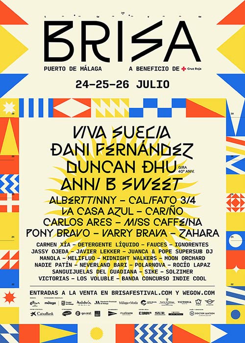 Dani Fernández, Duncan Dhu, Viva Suecia y Anni B Sweet serán los cabezas de cartel del Brisa ...